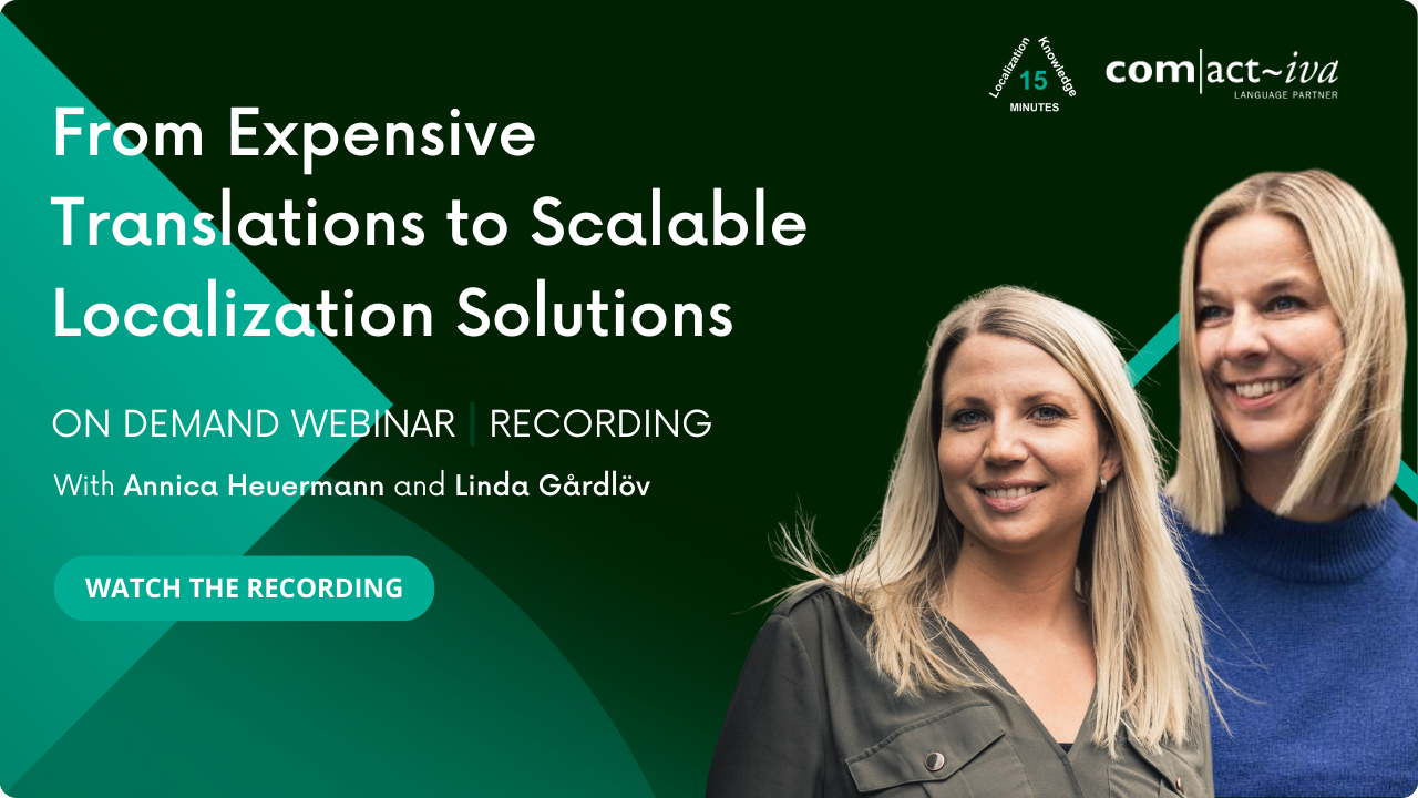 From Expensive Translation to Scalable Localization Solution | Webinar